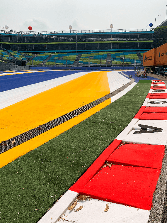 F1 Race Track Carpet Project – Singapore
